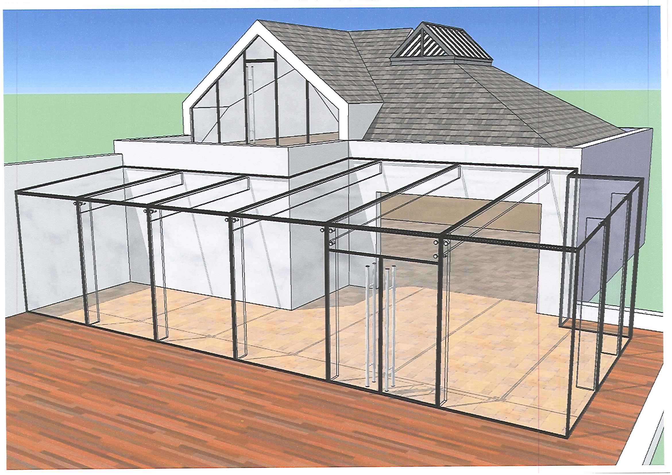 Glass room conservatory installed in Kent